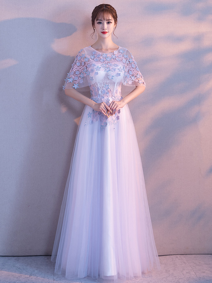 Prom Dress,bridesmaid Dresses,a-line Prom Dress,beaded Formal Dresses ...